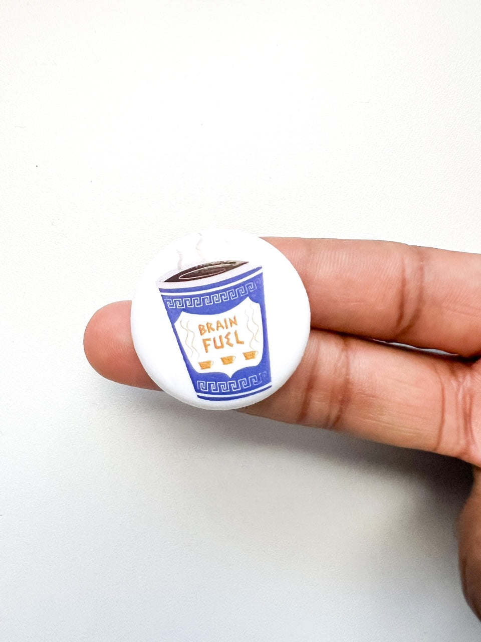 Bifties Gifts | "Brain Fuel" pin