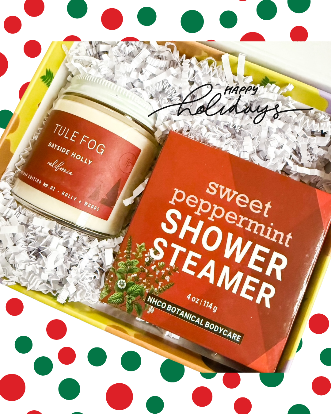 Bifties Gifts | Holiday Comfort Duo Gift Box – Peppermint Shower ...
