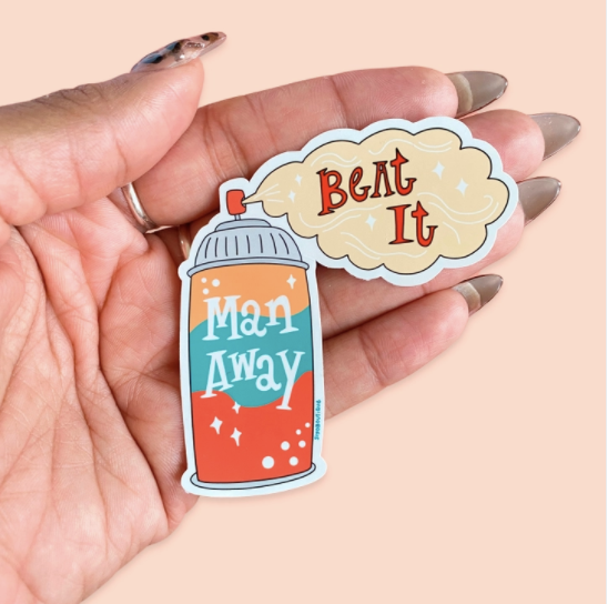 Bifties Gifts | Man Away Sticker